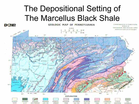 A presentation on the Geology of the Marcellus Shale - WV Surface ...